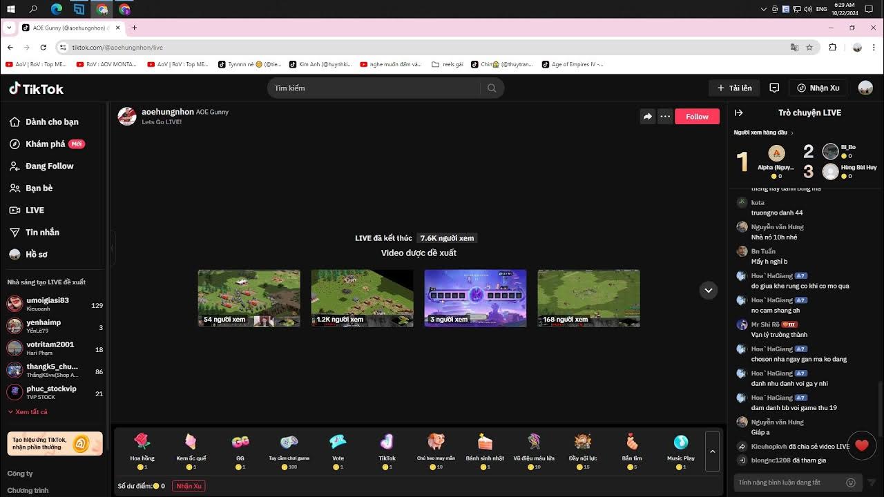 TRỰC TIẾP AOE | U98 - No1 vs Csdn - Mạnh Hà | Random - 21/10/2024 - YouTube