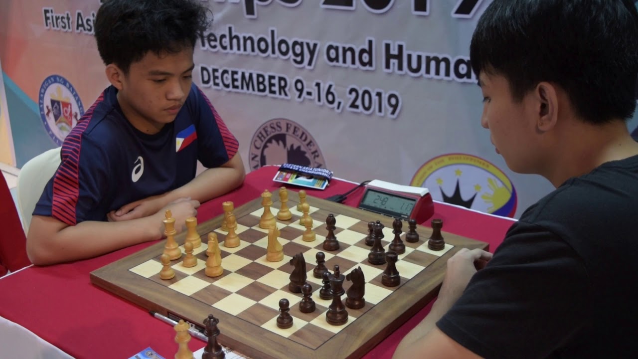 IM Daniel Quizon--John Paulo Medina Blitz chess East Asia Juniors Chess ...