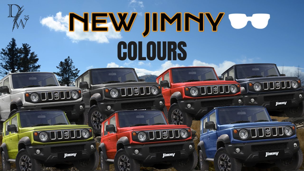 Maruti Suzuki Jimny - All Color Options | #jimny #marutisuzuki # ...