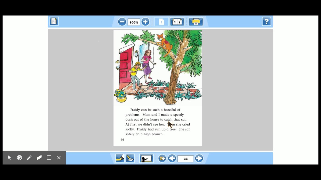 Lesson 23 Decodable Reader "Fraidy Cat" - YouTube