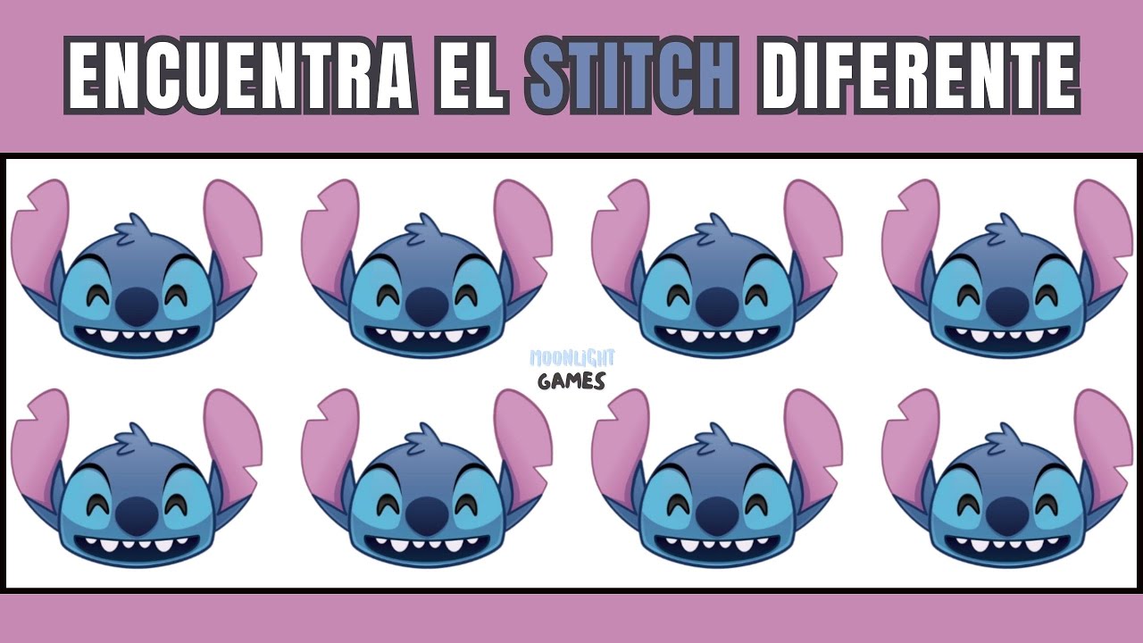 Encuentra el Emoji de Stitch Diferente de los demás | EASY VERSION OR ...