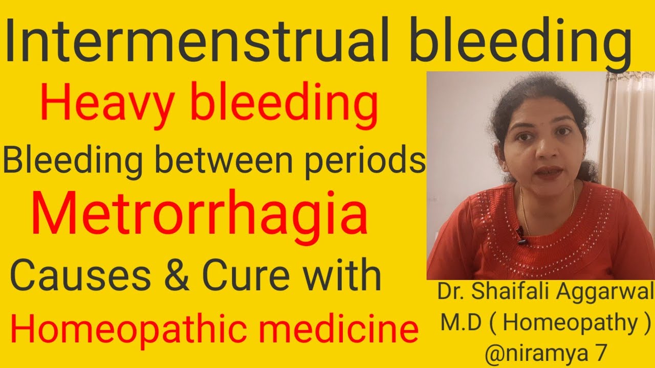 Metrorrhagia/ Intermenstrual bleeding/ Bleeding between periods ...