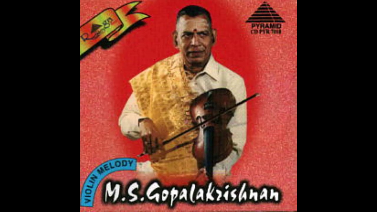 M. Gopalakrishnan - Violin Melody (rip) - YouTube