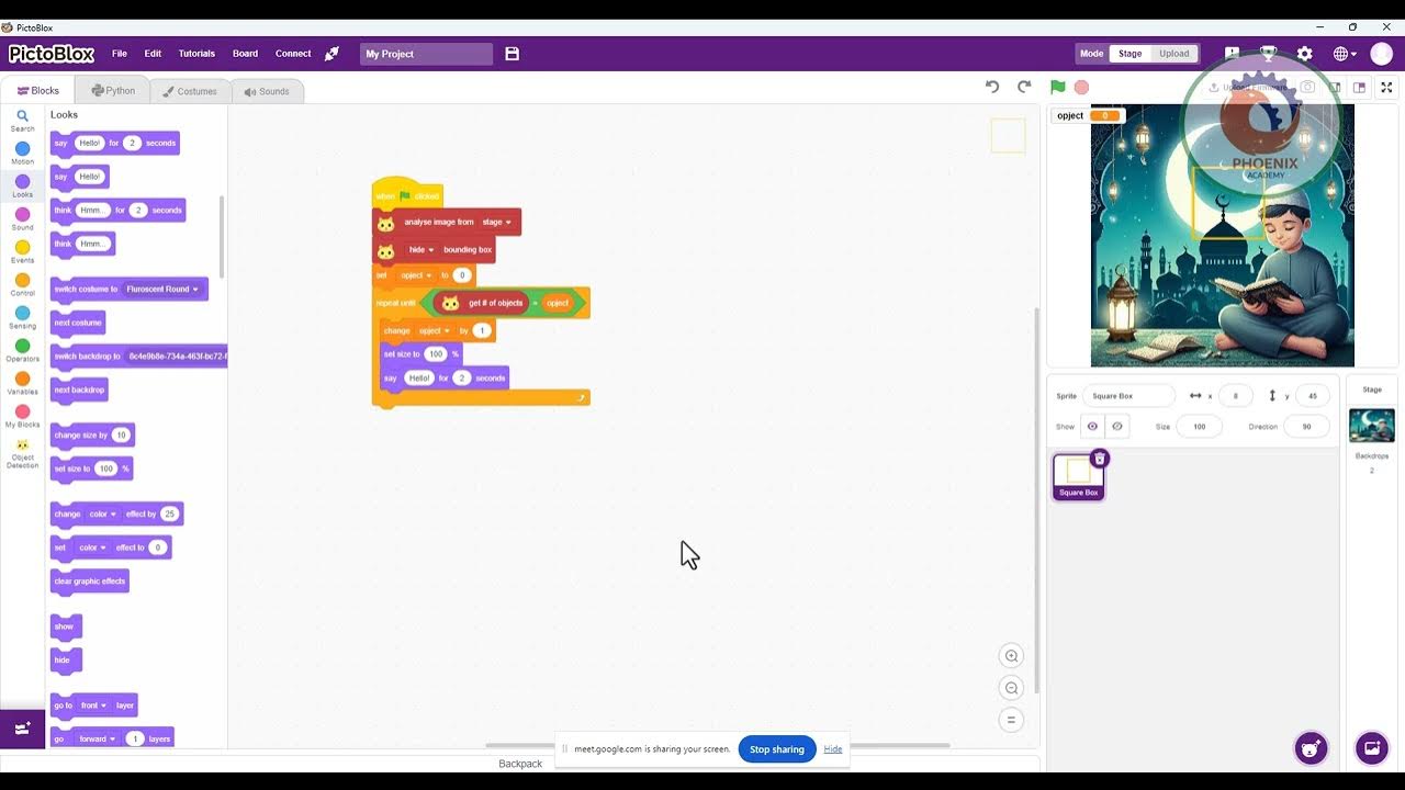 تعرف على الاشياء بأستخدم برنامج Pictoblox الذكاء الاصطناعي Object ...