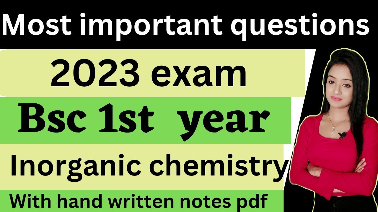 Bsc 1st Year Inorganic Chemistry Most Important Questions 2023 Exam Knowledge Adda Bsc bsc-1st-year-inorganic-chemistry-most-important-questions-2023-exam-knowledge-adda-bsc