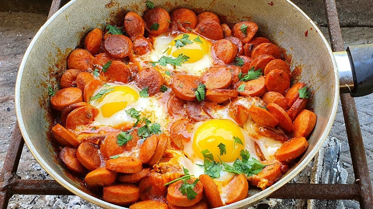 Super Breakfast Idea! Must try Sausage Breakfast Recipe! asmr - YouTube