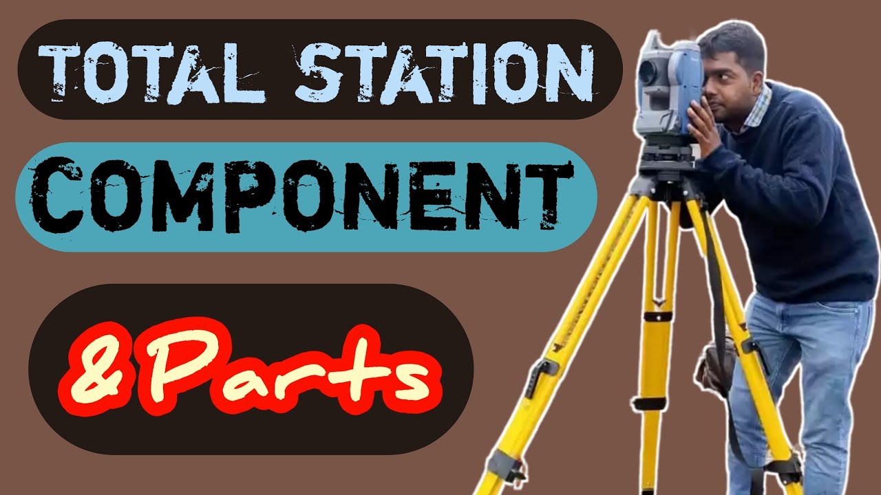 Total station visible component parts! total station internal storage ...
