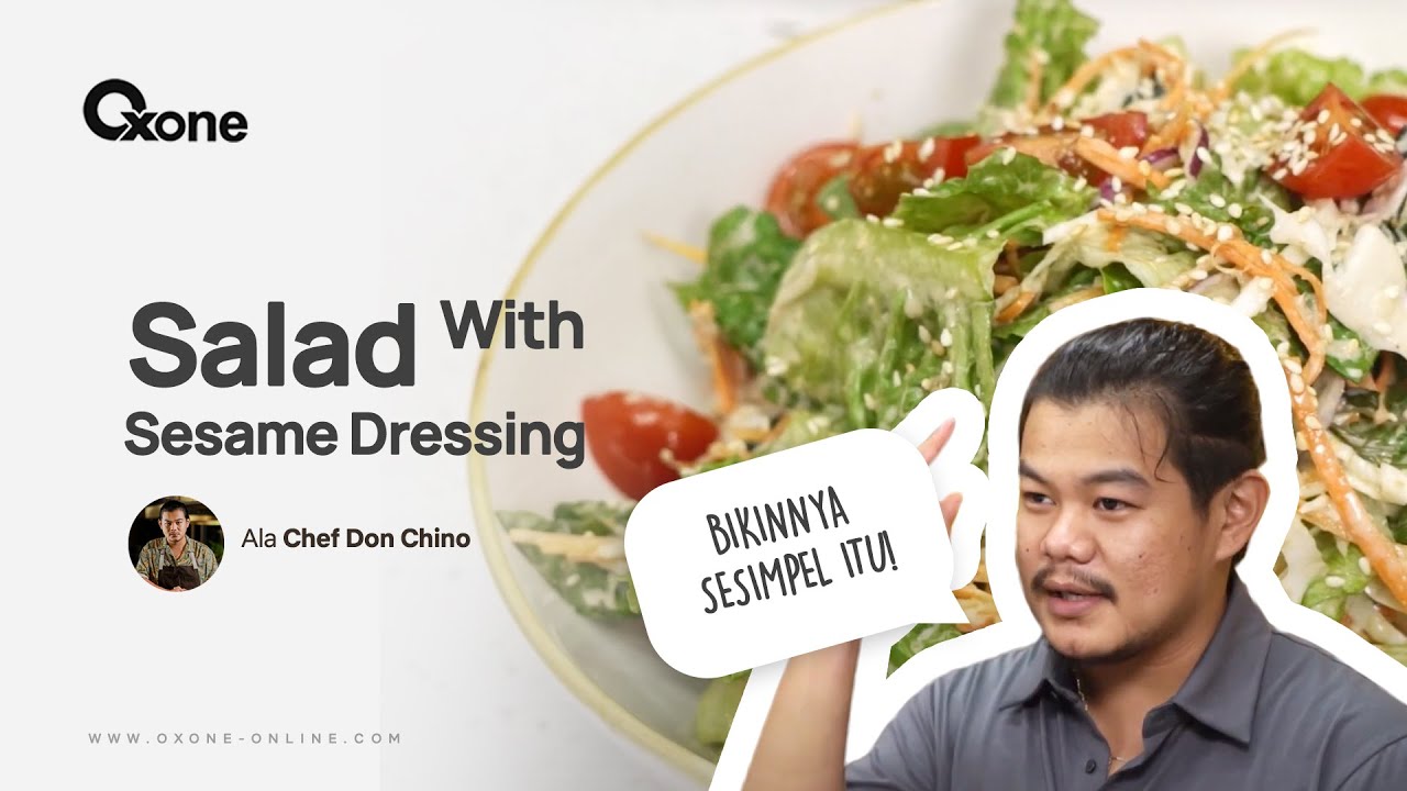 Salad Sesame Dressing ala Chef Don Chino | Oxone Recipe - YouTube