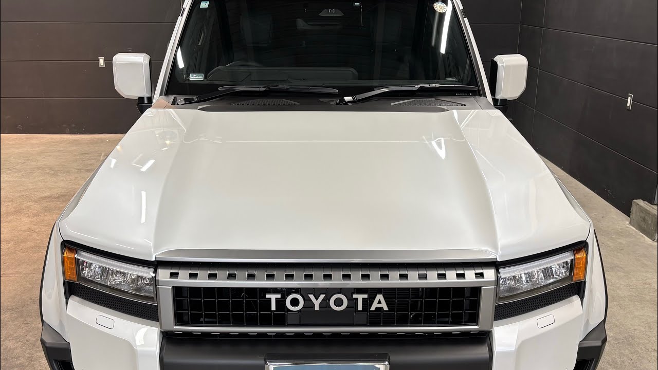 徳島県 三好市 カーコーティング SOUP 新車 トヨタ GDJ250 ランドクルーザー250 2層ガラスコーティング - YouTube