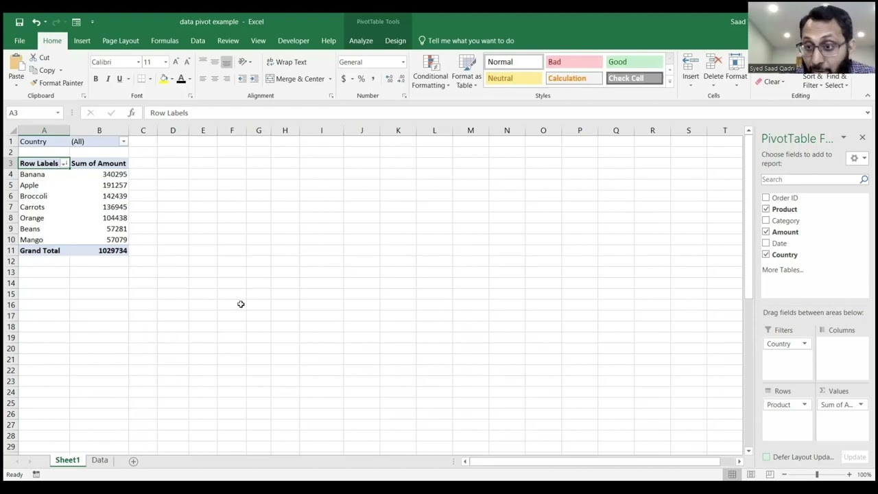 How To Group UnGroup Pivot Table Items In Excel YouTube How To Group UnGroup Pivot Table Items In Excel YouTube