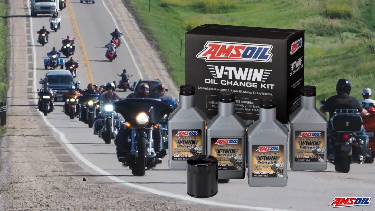 AMSOIL V-Twin Oil Change Kit HDBK - YouTube
