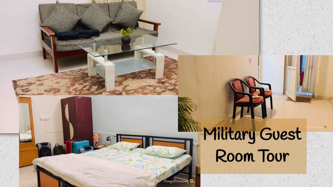 Army guest house | Army guest room tour | Army officer’s guest room ...