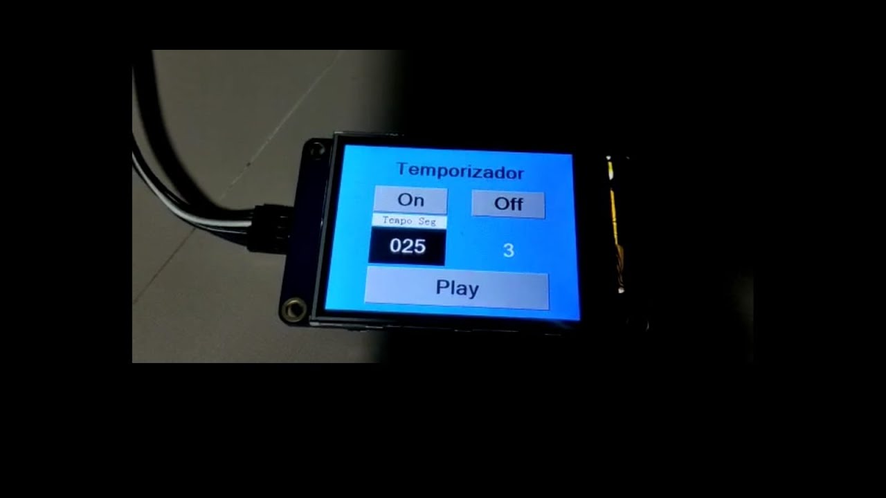 #03 Temporizador com display Nextion - YouTube