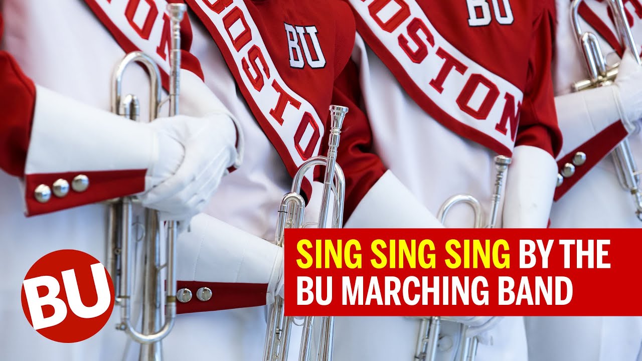 Boston University Marching Band Plays "Sing Sing Sing" - YouTube