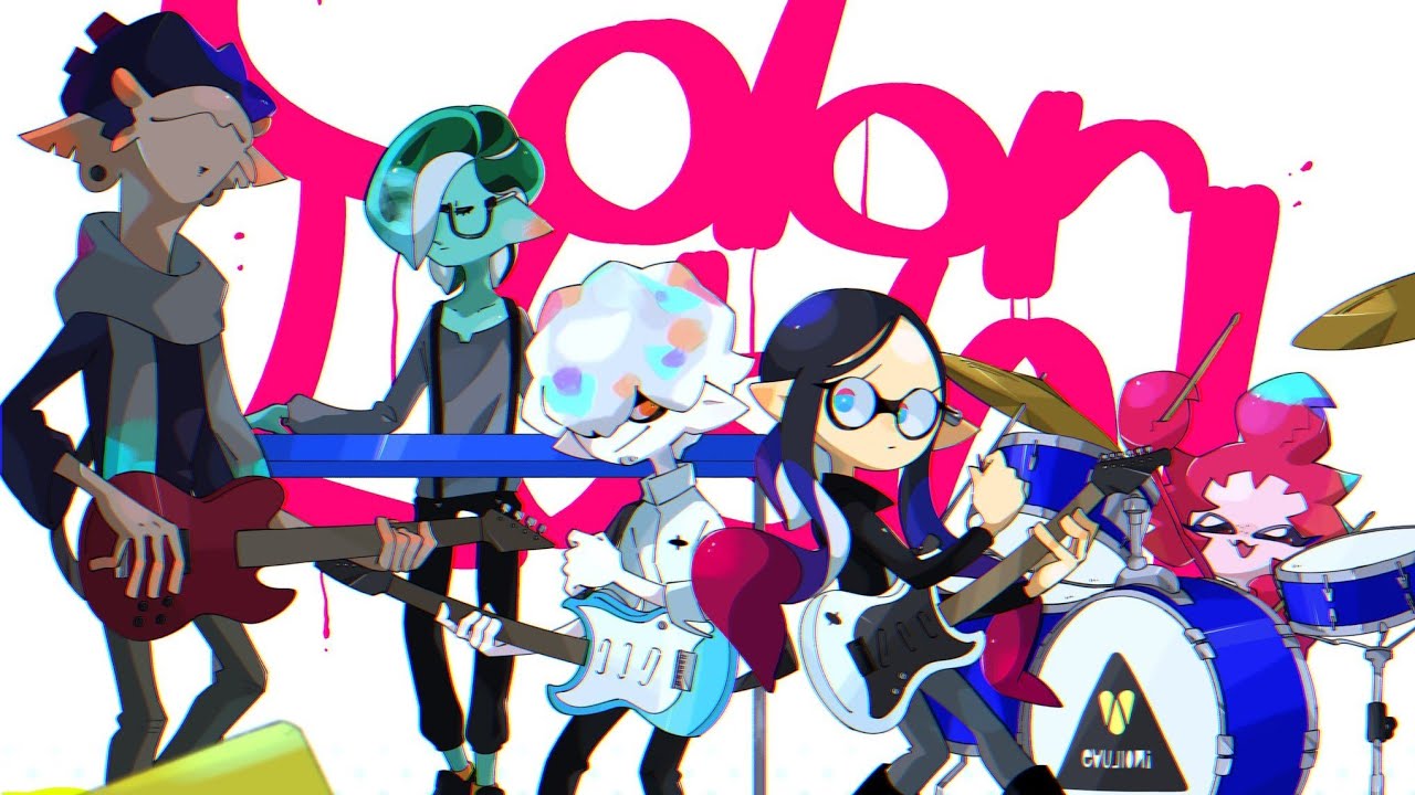 Splatoon Wet Floor Animation Ryan I want a fat man to hold the paper ...