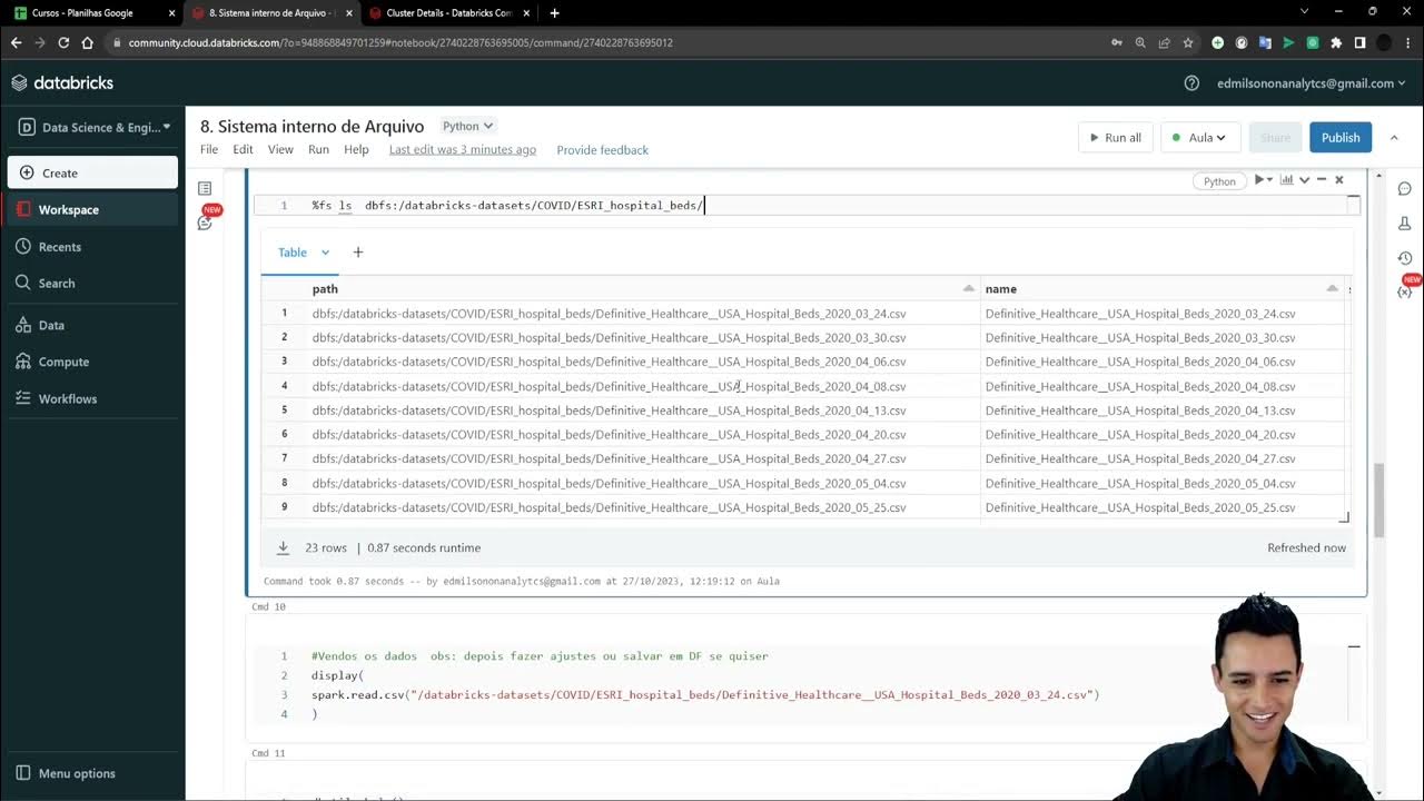 Sistema interno de Arquivo- Python - SQL - Apache Spark - Databricks para análise de Dados - YouTube