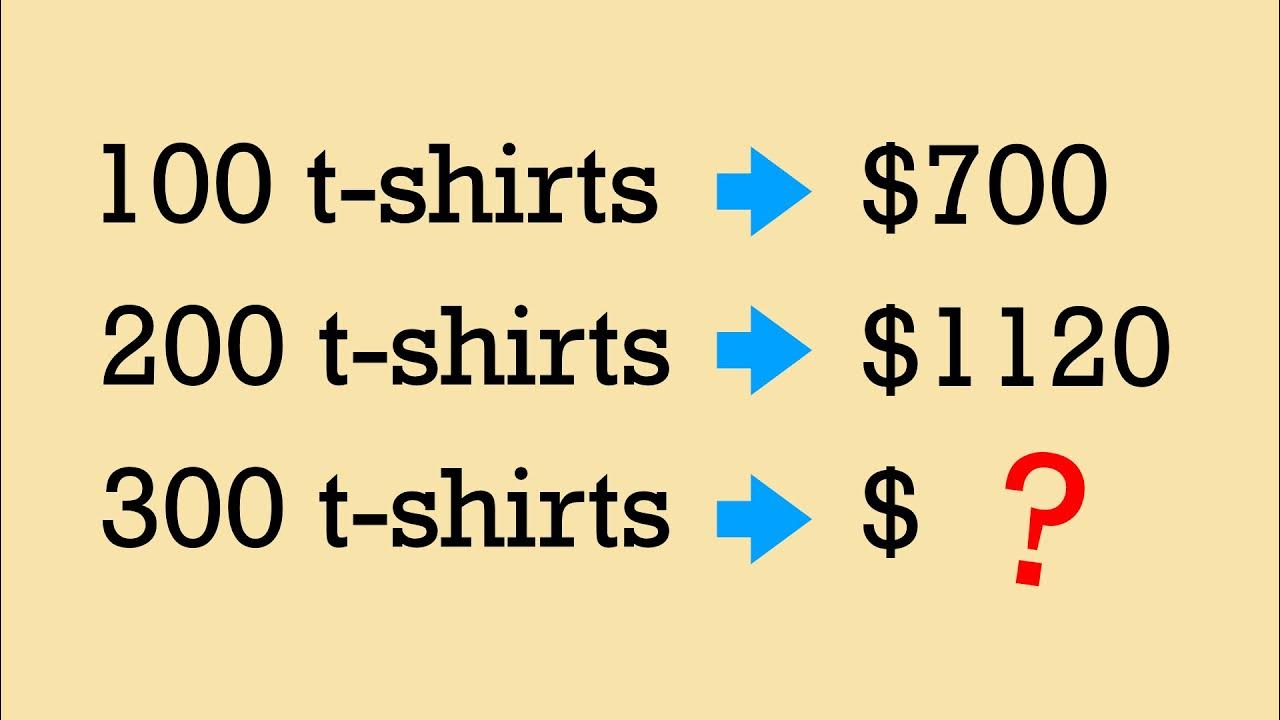 Q10, solving a linear function word problem - YouTube