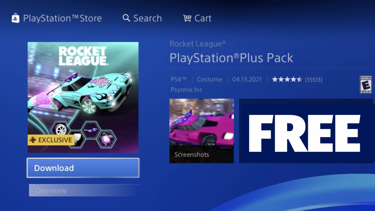 How to get Rocket League PlayStation Plus Pack Free on PlayStation ...
