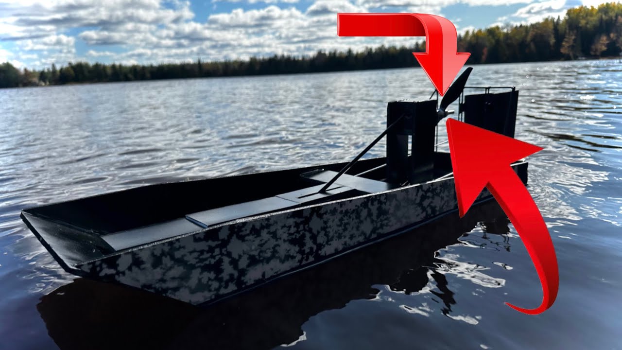 Will it work? Simple homemade airboat!! - YouTube