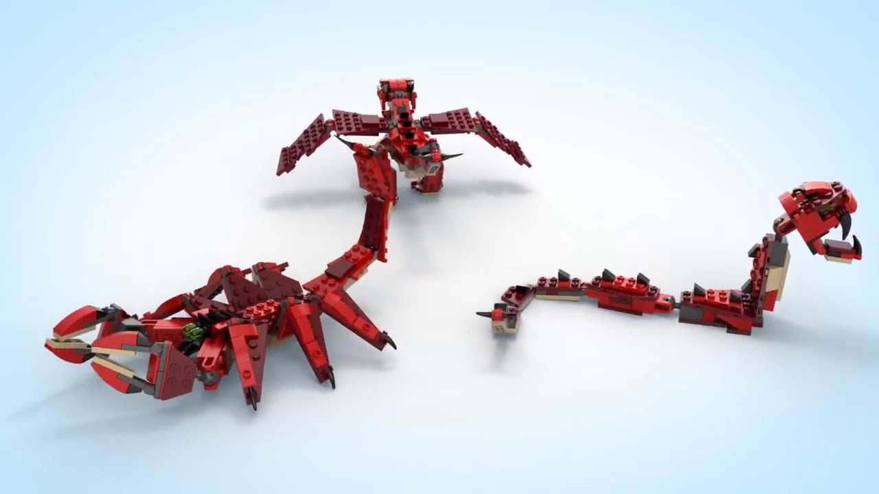 LEGO 31032 Red Creatures - LEGO Creator - YouTube