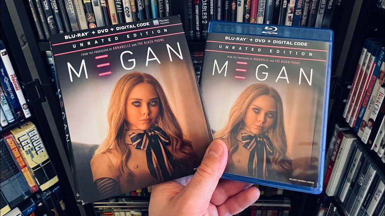 M3GAN BLU RAY REVIEW Unboxing Menu Megan Movie YouTube