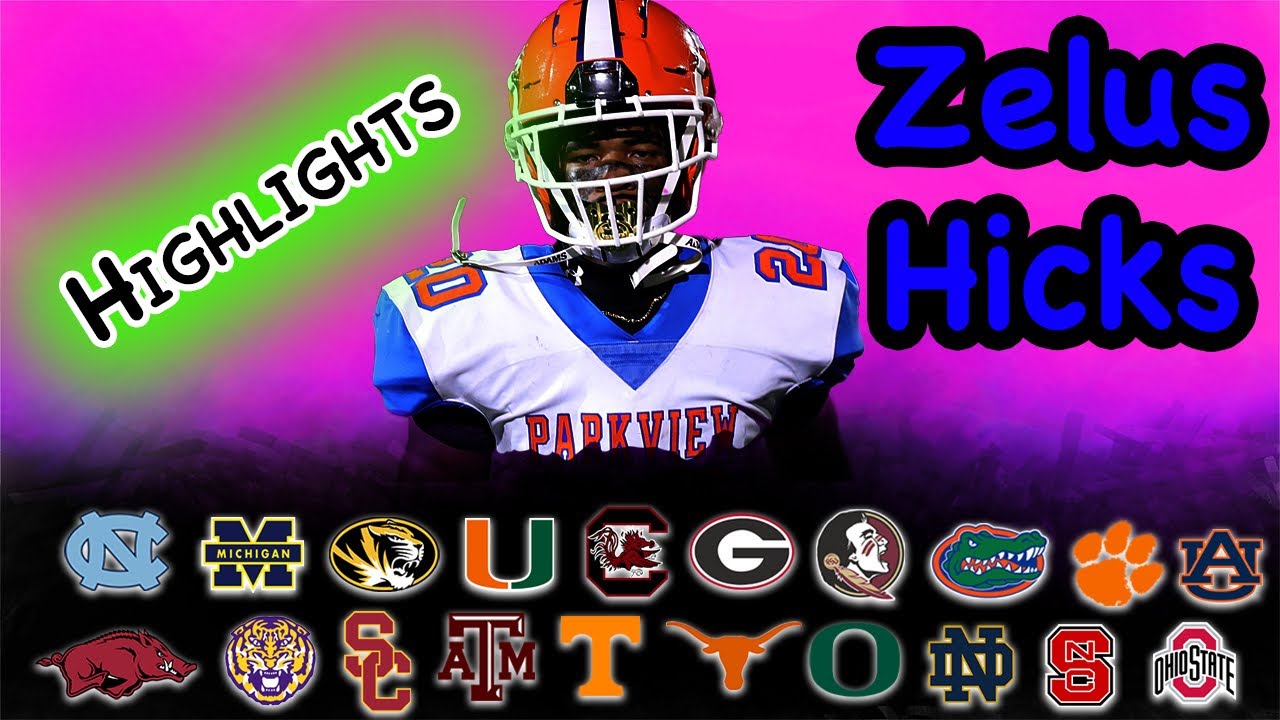 Zelus Hicks Highlights || Best Safety in the Nation - YouTube