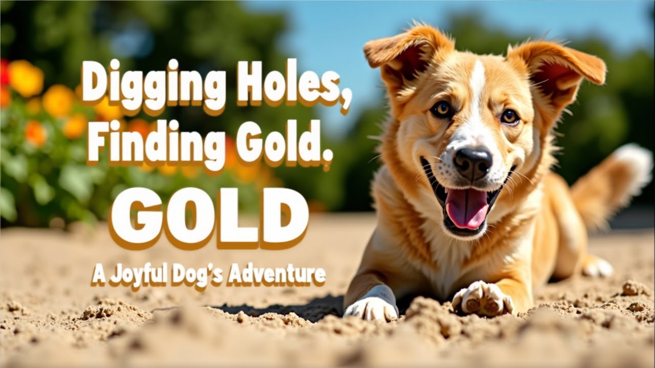 Digging Holes, Finding Gold: A Joyful Dog's Adventure #video - YouTube