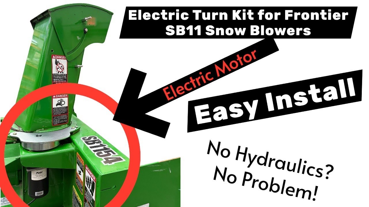 STOP HAND CRANKING! Electric Chute Rotation for Deere Frontier SB11 ...