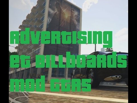 Advertising et Billboards mod gta 5 - YouTube