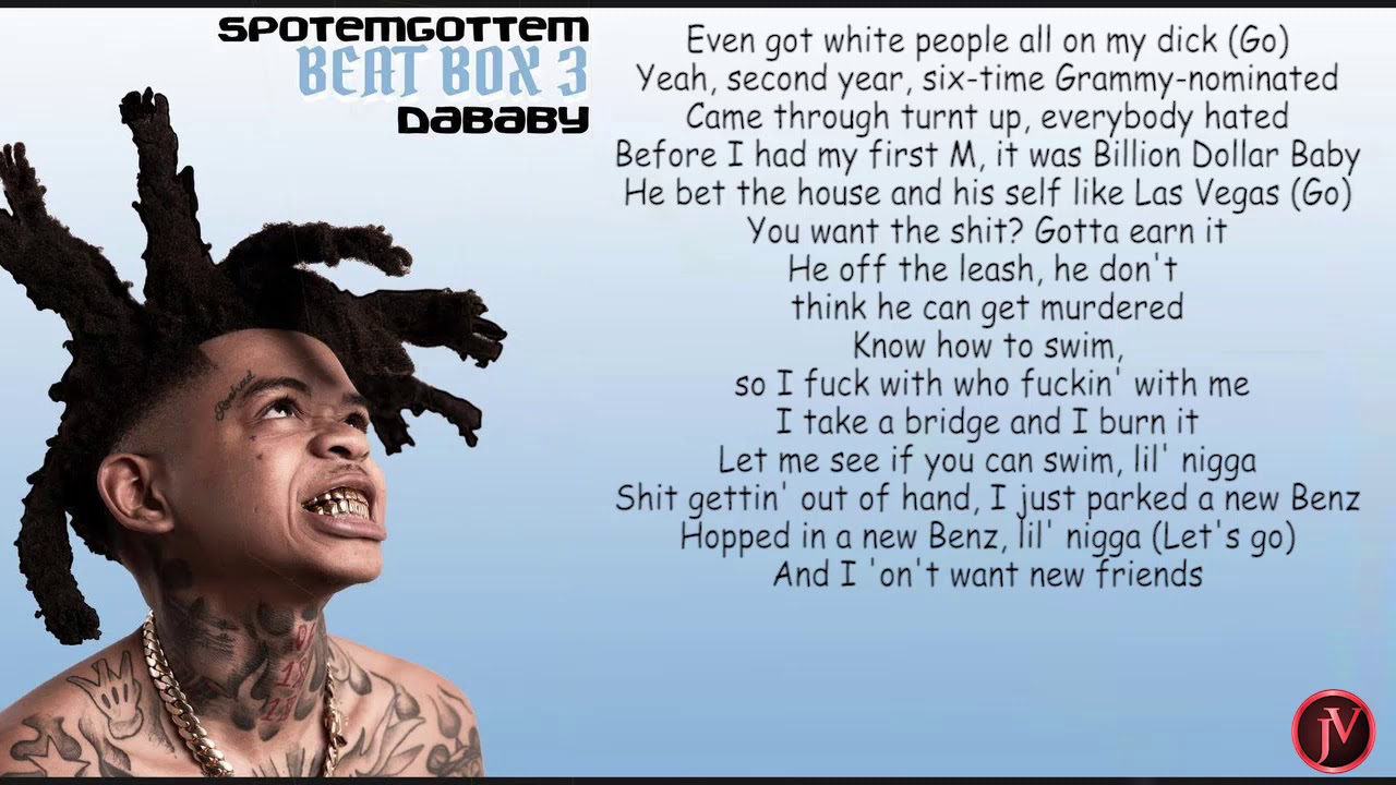 SPOTEMGOTTEM ft. DaBaby - Beat Box 3 - LYRICS - YouTube