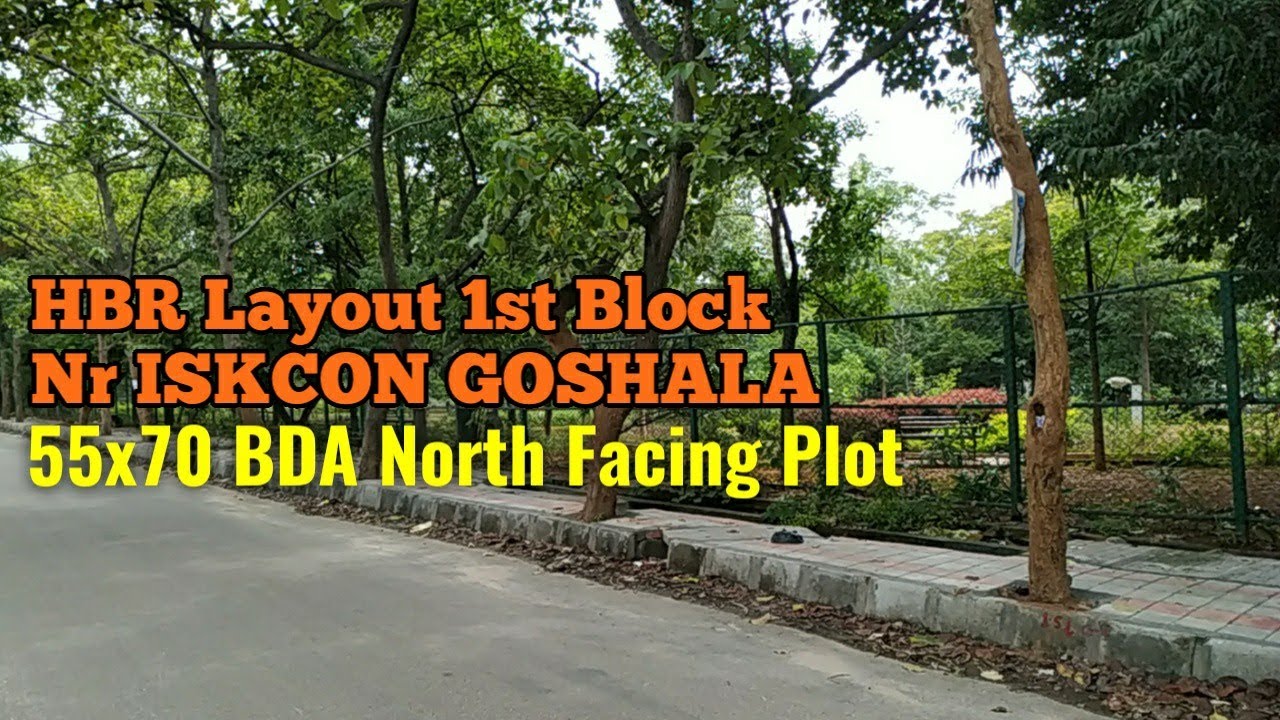 HBR Layout BDA 55x70 North Facing Plot Sold - YouTube