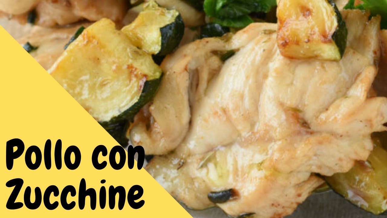 POLLO CON ZUCCHINE in PADELLA - YouTube