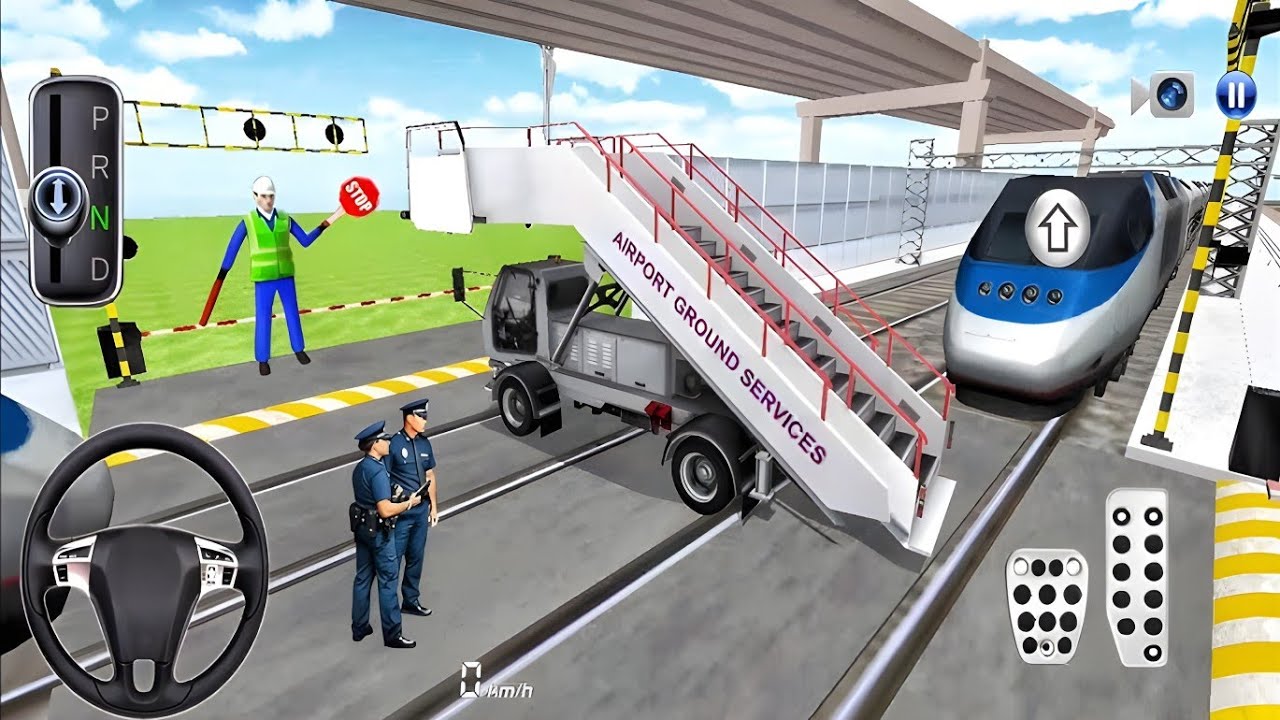 Crazy New Passenger Stairs Vs Bullet Train Accident-3D Driving Class ...