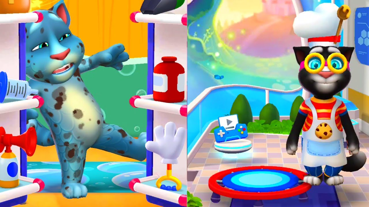 My Talking Tom 2 cartoon gameplay part 81-8 - YouTube