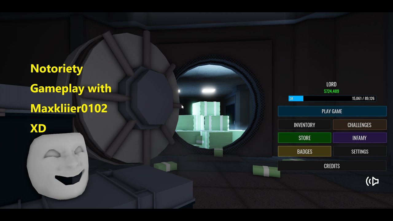 Notoriety Gameplay 'Roblox' 😀ft.Maxkliier0102 - YouTube
