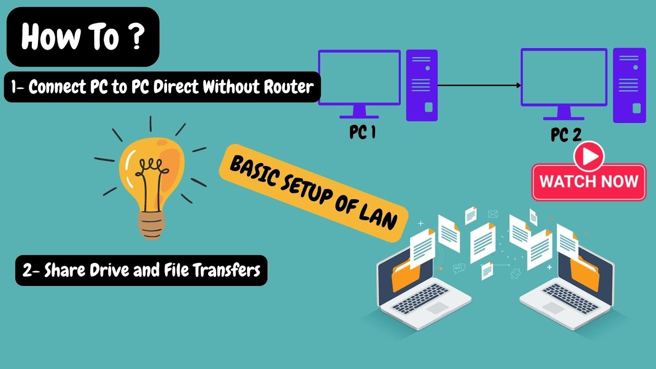How to Connect Two PCs Directly Without a Router | Step-by-Step Guide @therouterroute - YouTube