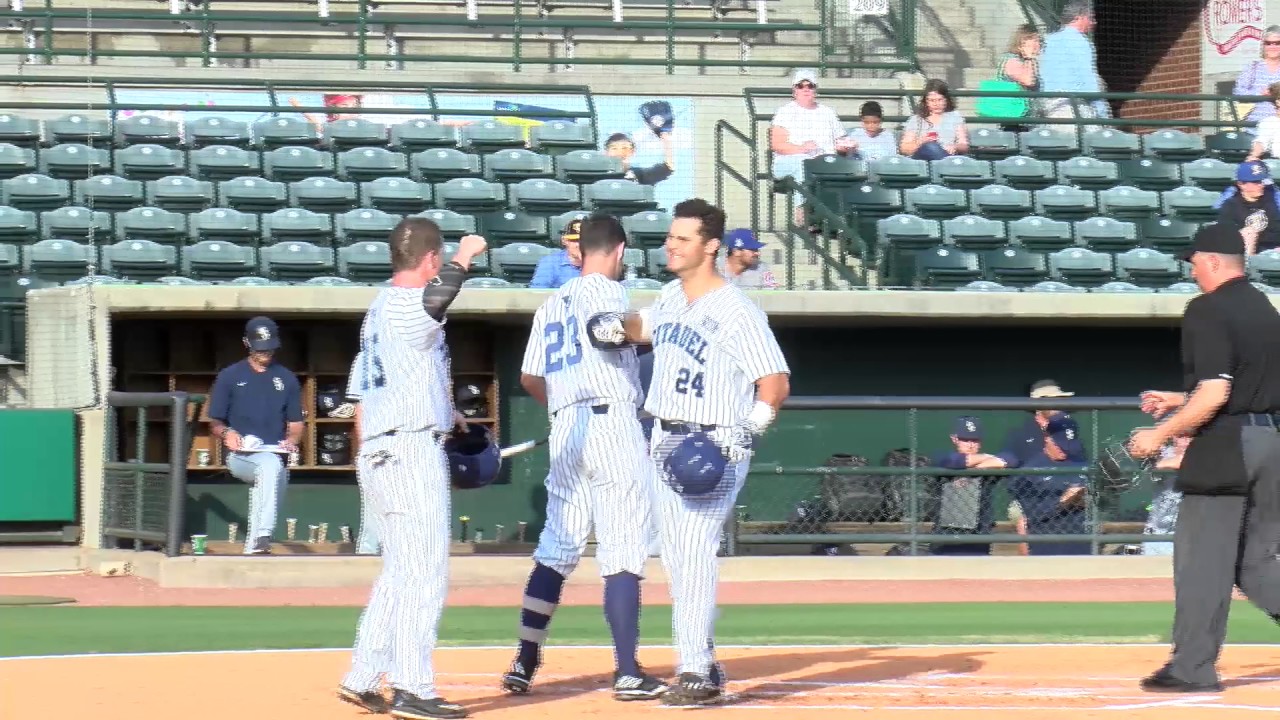 The Citadel Baseball vs CSU Highlights 4/18/17 - YouTube