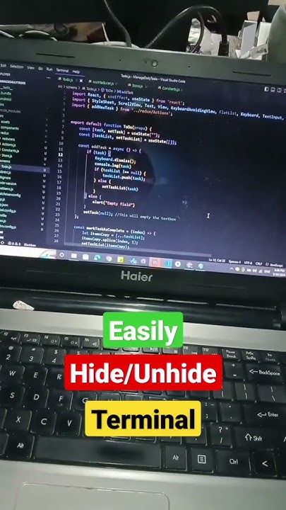 Pro tip for programmers with small size display #shorts - YouTube