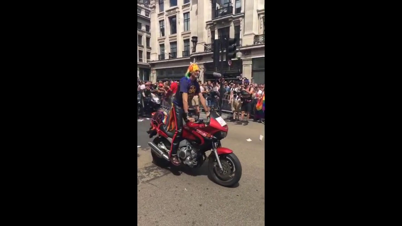 London Pride 2017 Gay Bikers Motorcycle Club - YouTube