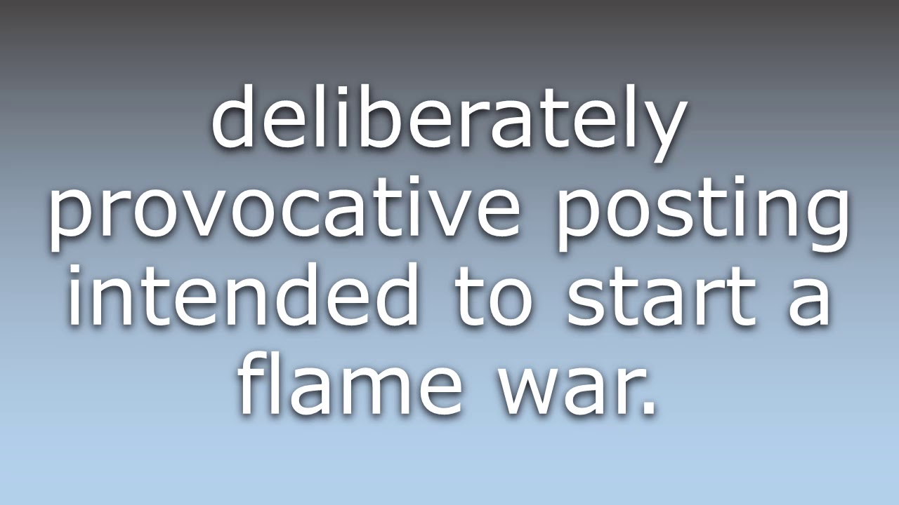What Does Flame Bait Mean YouTube what-does-flame-bait-mean-youtube