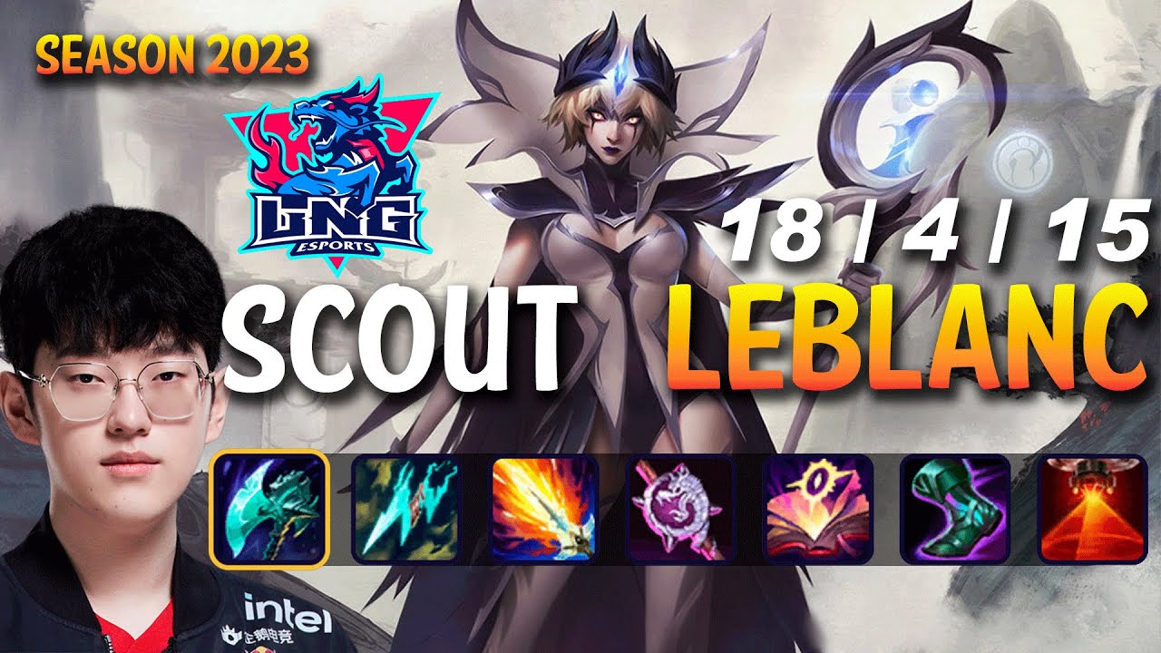 LNG Scout LEBLANC vs KENNEN Mid - Patch 13.13 KR Ranked - YouTube