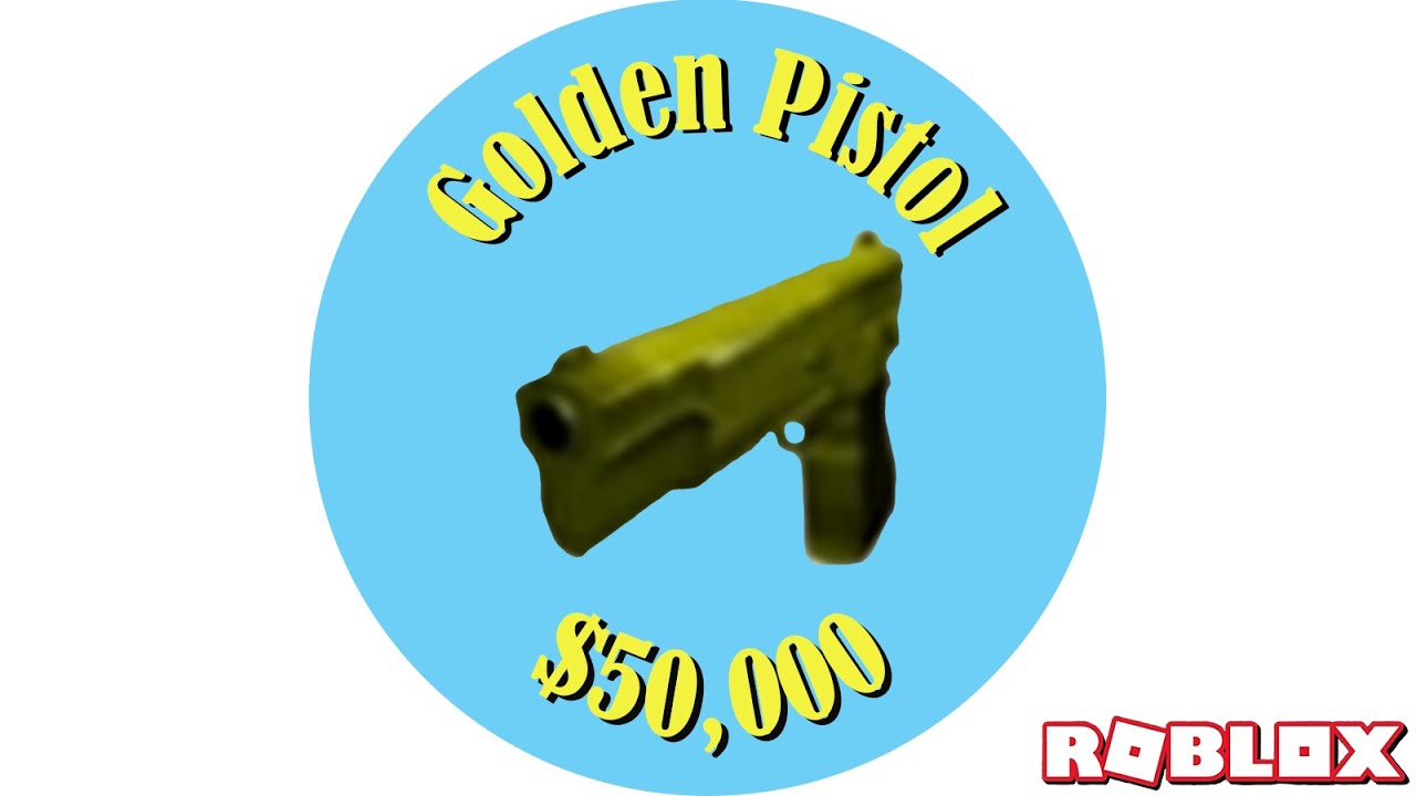 GOLDEN PISTOL~ROBLOX ZOMBIE ATTACK WEAPON REVIEW IN GAMEPLAY [HD ...