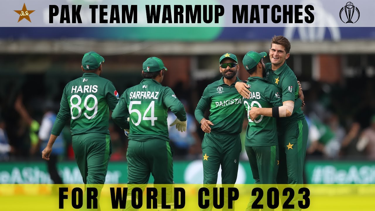 ICC ANNOUNCED PAK WARM-UP MATCHES SCHEDULE FOR WORLD CUP 2023 || # ...
