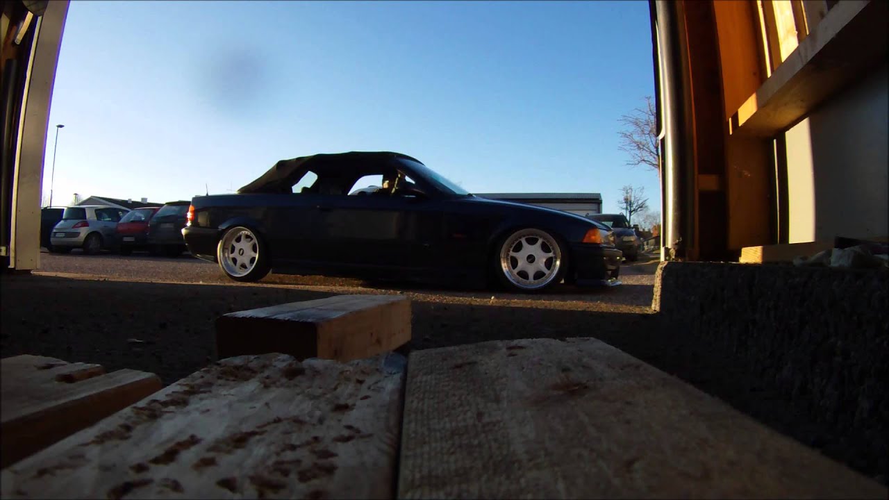 Bmw 325i e36 cabrio slammed - YouTube