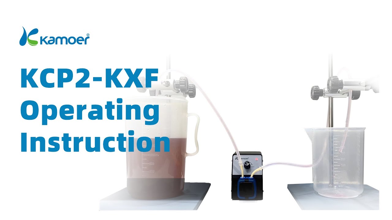 Kamoer - KCP2 KXF Operating Instruction #kamoer #laboratory #peristalticpump #factory #medical ...