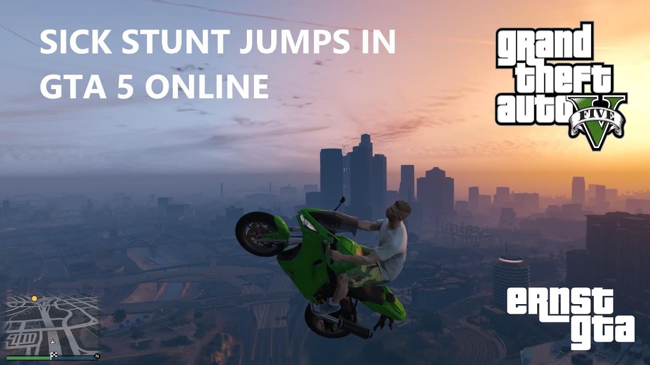 SICK STUNT JUMPS in GTA ONLINE - YouTube