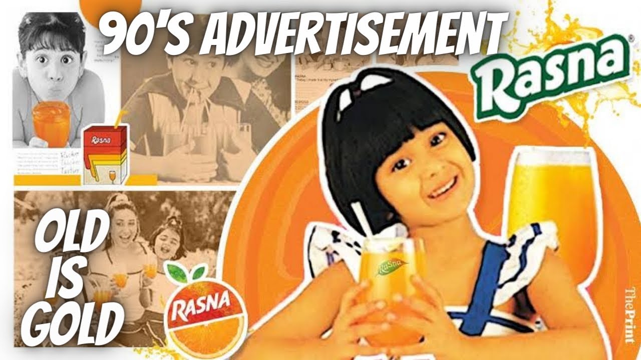 Rasna Advertisement (1990) 90's Advertisement #oldisgold #90s #90skids ...