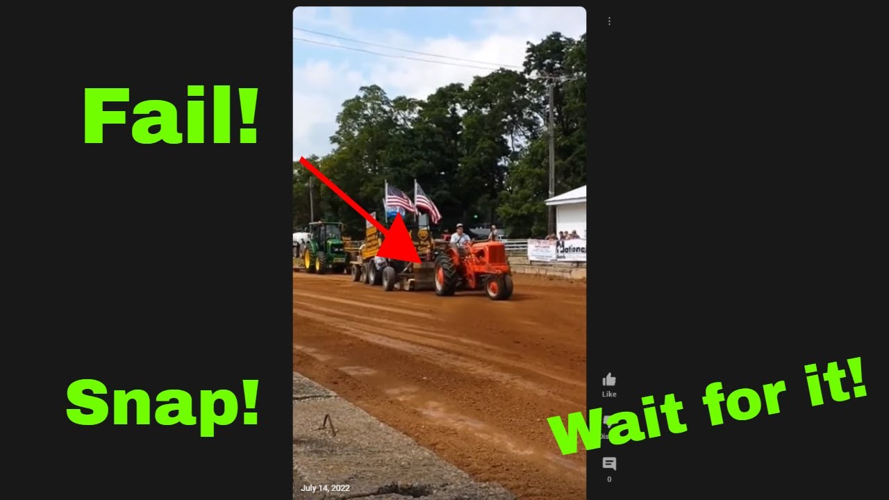 Watch this Tractor Pull Fail #waitforend - YouTube