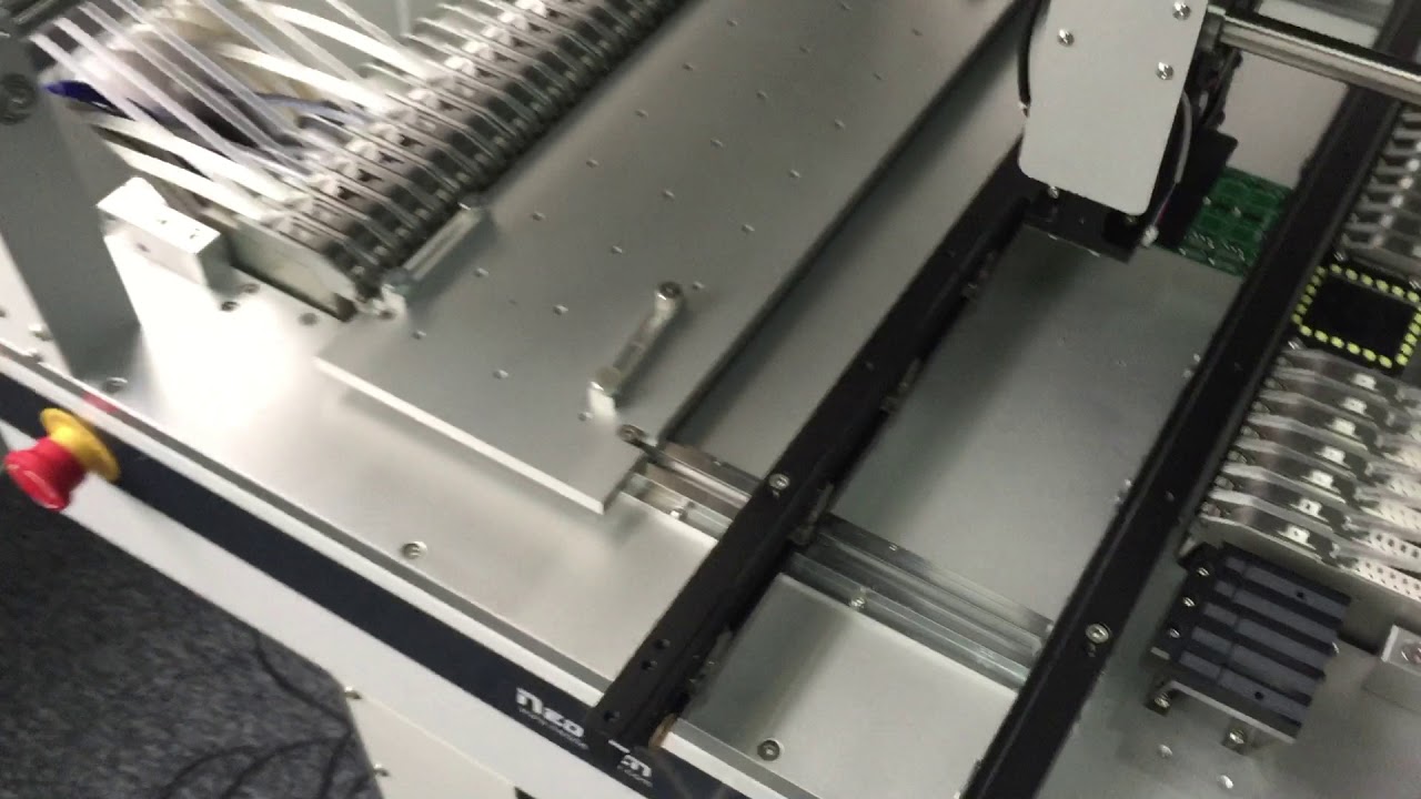 NeoDen4 placement video of 0603, SOT23, MSOP20 - YouTube