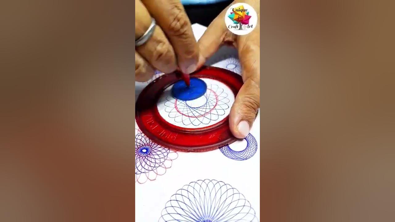 spirograph drawing| drawing with tool| spirograph art easy step by step ...